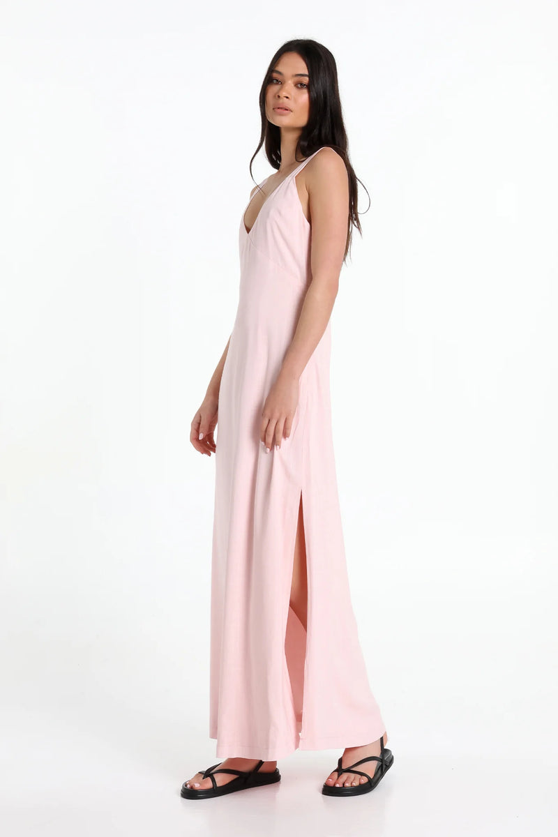 Celine Maxi Dress- Pink Quartz – Teeny Weeny Bikini co.