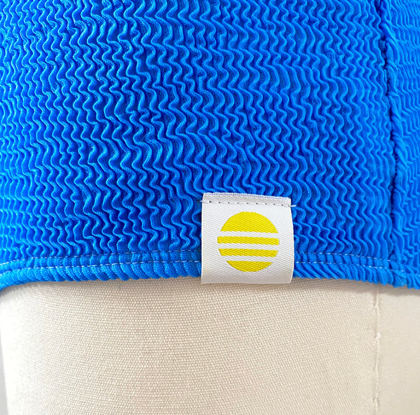 Smocked High Bottoms- Blue Bell – Teeny Weeny Bikini co.